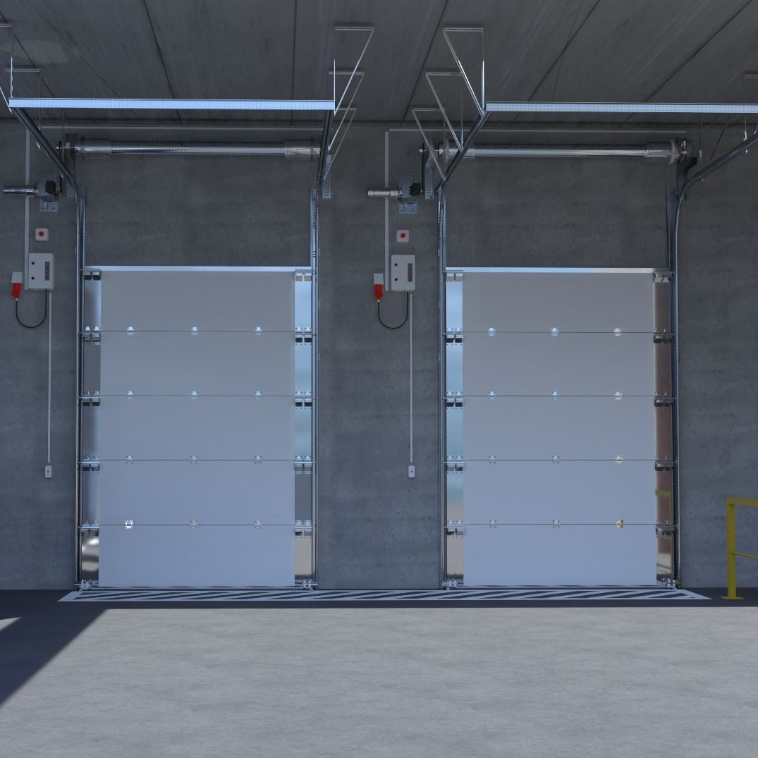 Fire rated sectional doors - Metacon-Next